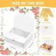 12Pack White Gift Boxes with Lids, 12×9.8×3.1 Inch Gift Box with Ribbon ...
