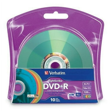Verbatim Life Series DVD+R 4.7GB 16x Recordable Blank Disc 100 Pack Spindle - Walmart.com