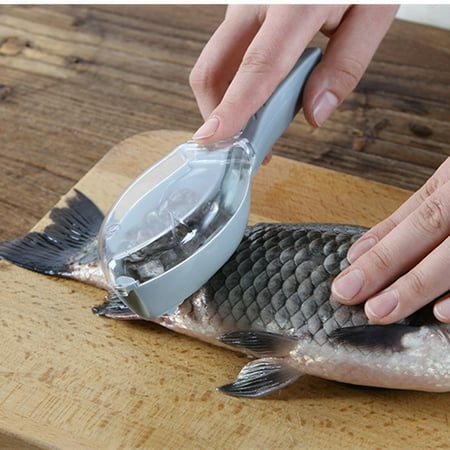 New All Plastic Fish Scales Remover Cleaner Skinner Scaler With Cap ...