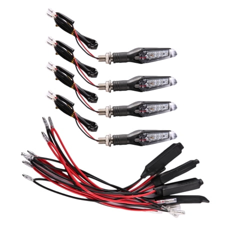LUNA Motorcycle Steering Lamp 9 LED Strip/1LED Blade Modified General ...