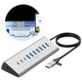 AOOOWER Type C HUB USB Hub 7/10 Port USB3.0 Splitter USB HUB Adapter ...