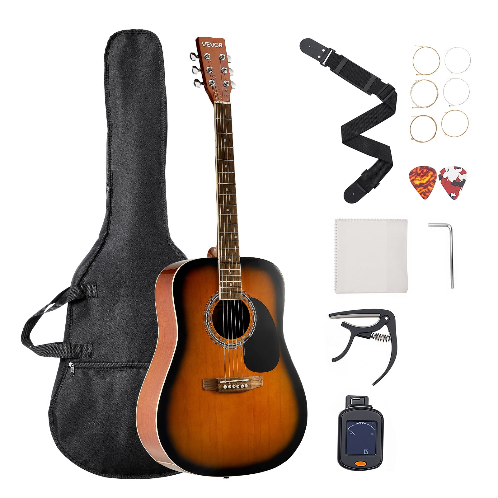 Click here for Vevor 41 In Dreadnought Acoustic Guitar Beginner B... prices