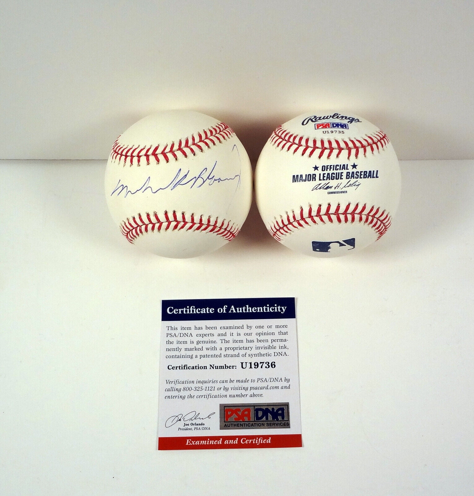 Michael Bloomberg NYC Mayor Signed OMLB Baseball PSA/DNA COA - Walmart.com