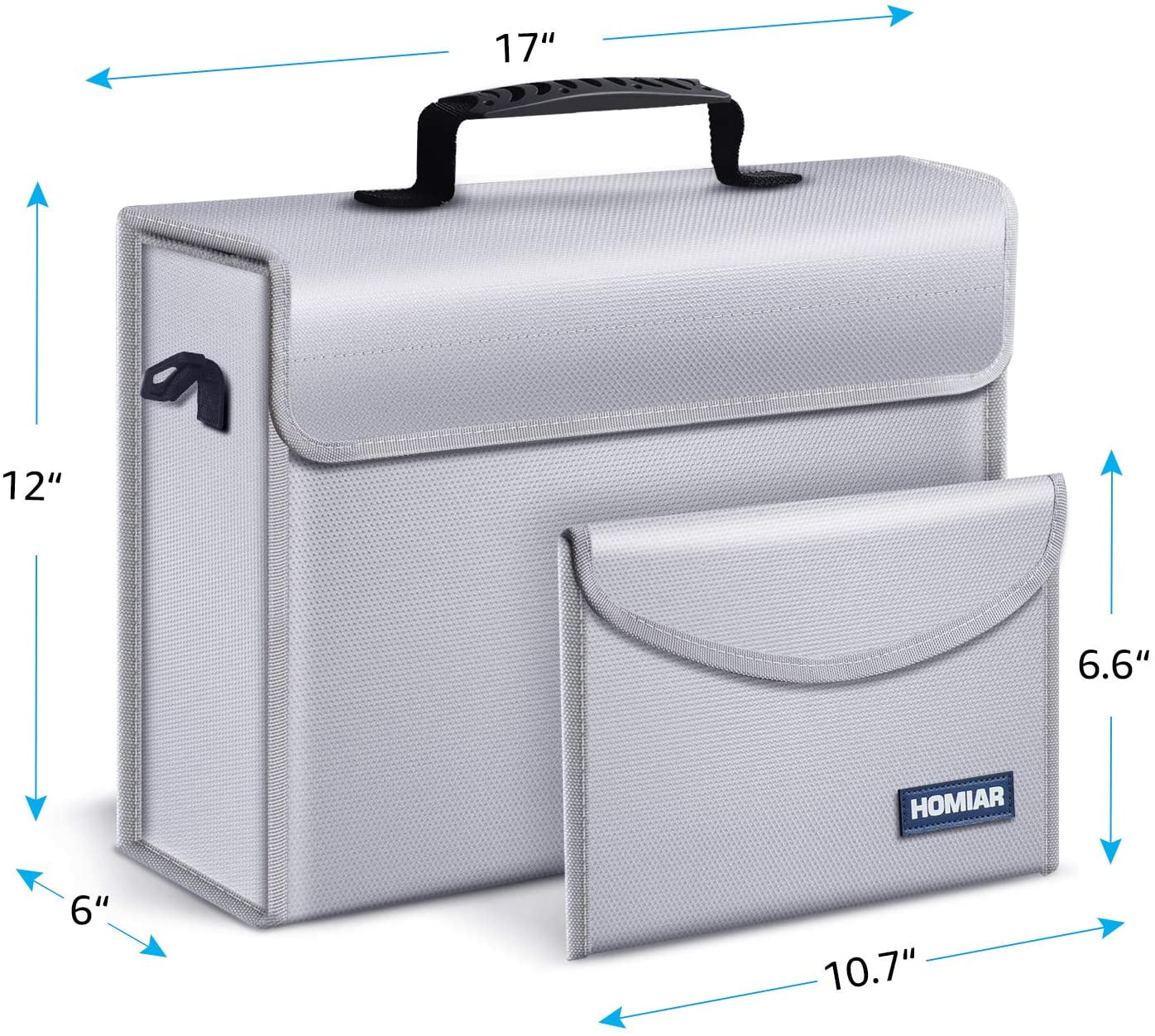 Buy Fireproof Document Bags, Extra Large (17x12x6) Fireproof Safe Bag ...