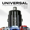 STATIK Dual Car Phone Charger for Cigarette Lighter Plug in, 12v - 24 V ...