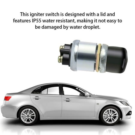 2 Pieces Universal Car Self-reset Starter Self-reset Momentary Starter ...