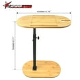 Ryanstarracing Adjustable TV Tray Table Side Table for Small Spaces ...