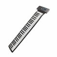61 Keys Roll Up Keyboard Piano MIDI Function Portable Hand Roll Piano ...