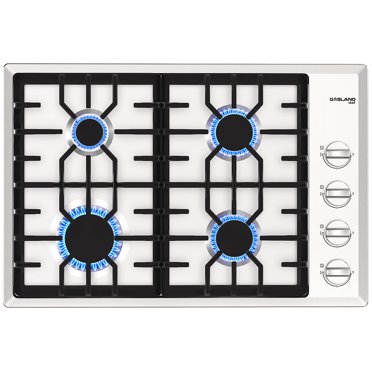 Gasland Chef 30 in. NG/LPG Convertible Gas Cooktop in Porcelain Enamel ...
