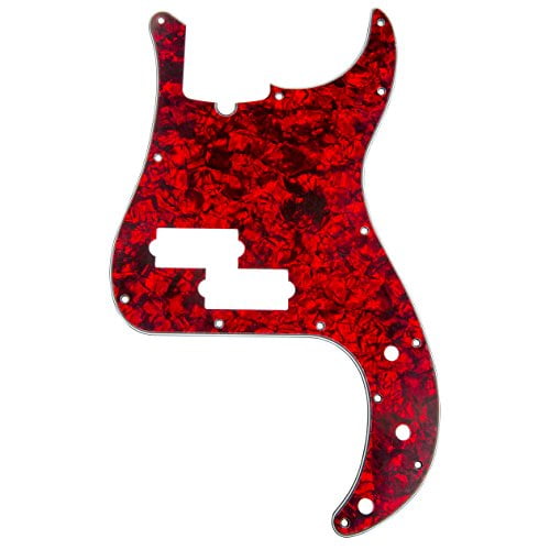 D’Andrea Precision Bass Pickguards for Electric Guitar, Red Pearl ...