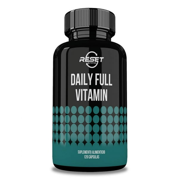 Reset Nutrition Daily Full Vitamin | 60 Servings | 120 Capsules | Hecho ...