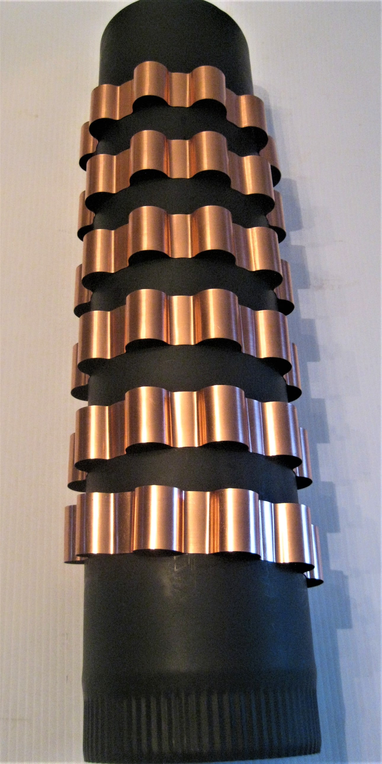 Copper Stovepipe Heat Exchangers / Set of six Snap-On Radiator Rings 5 ...