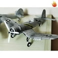1/48 WWII Fighter Model Pirate Mustang Spitfire Hurricane BF109 4D ...