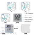 Coastal Starfish Digital Alarm Clock for Bedrooms,Smart LED Alarm Clock ...
