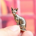 Brass Figurines Cats Statues Shelf Decors Accent Cats Decorative ...
