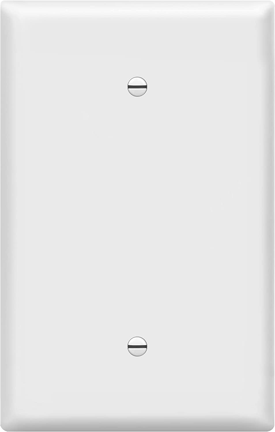 ENERLITES Jumbo Blank Device Wall Plate Cover, Over-Size 1-Gang ...