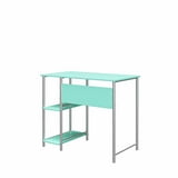 Mainstays Metal Student Computer Desk, Spearmint - Walmart.com