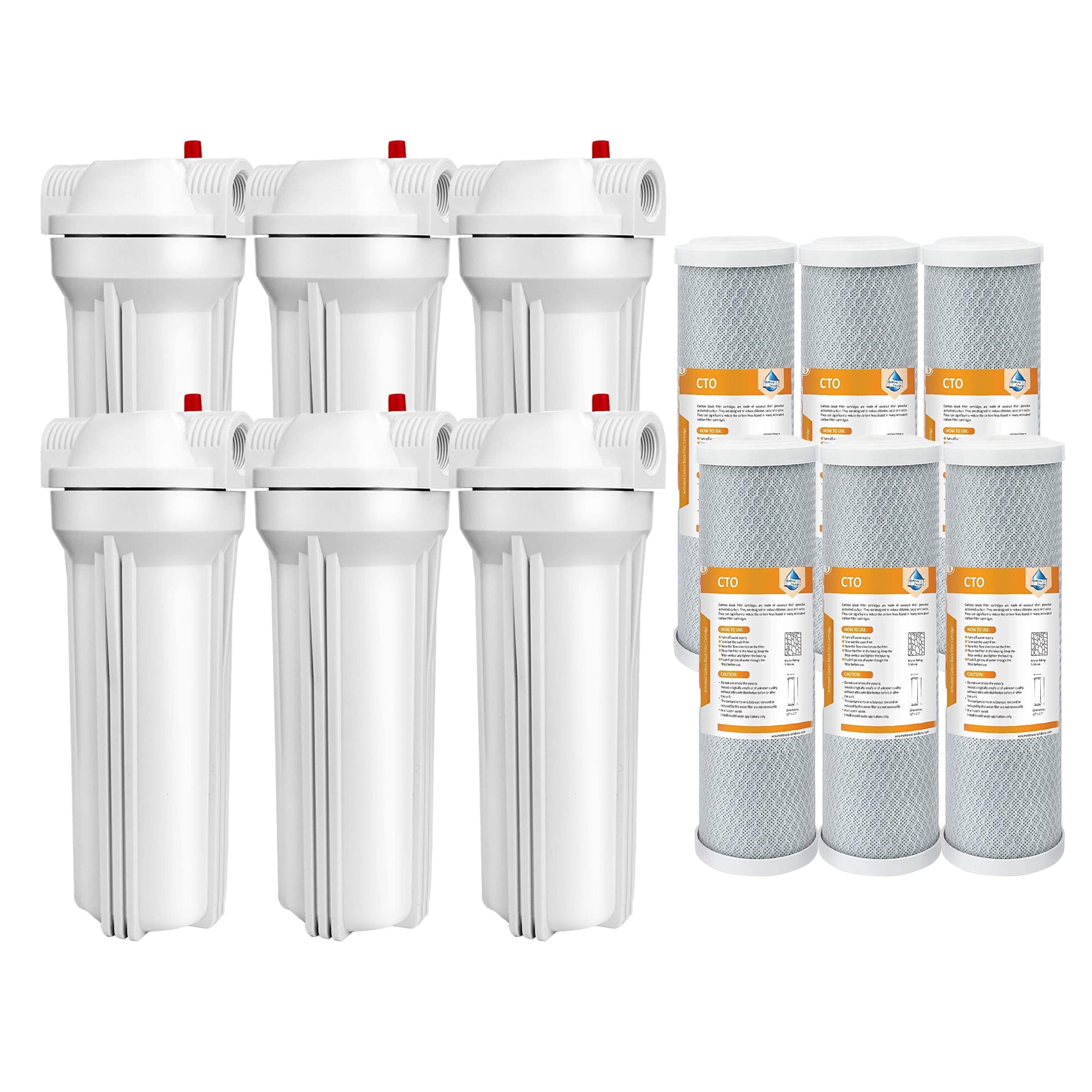 SimPure DB1025 Whole House Water Filter Housing，Universal 10 inch ...