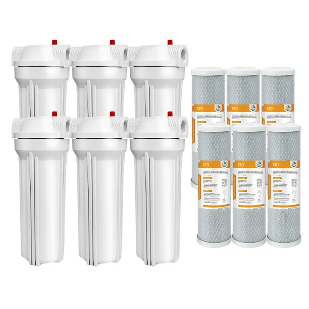 SimPure DB1025 Whole House Water Filter Housing，Universal 10 inch ...