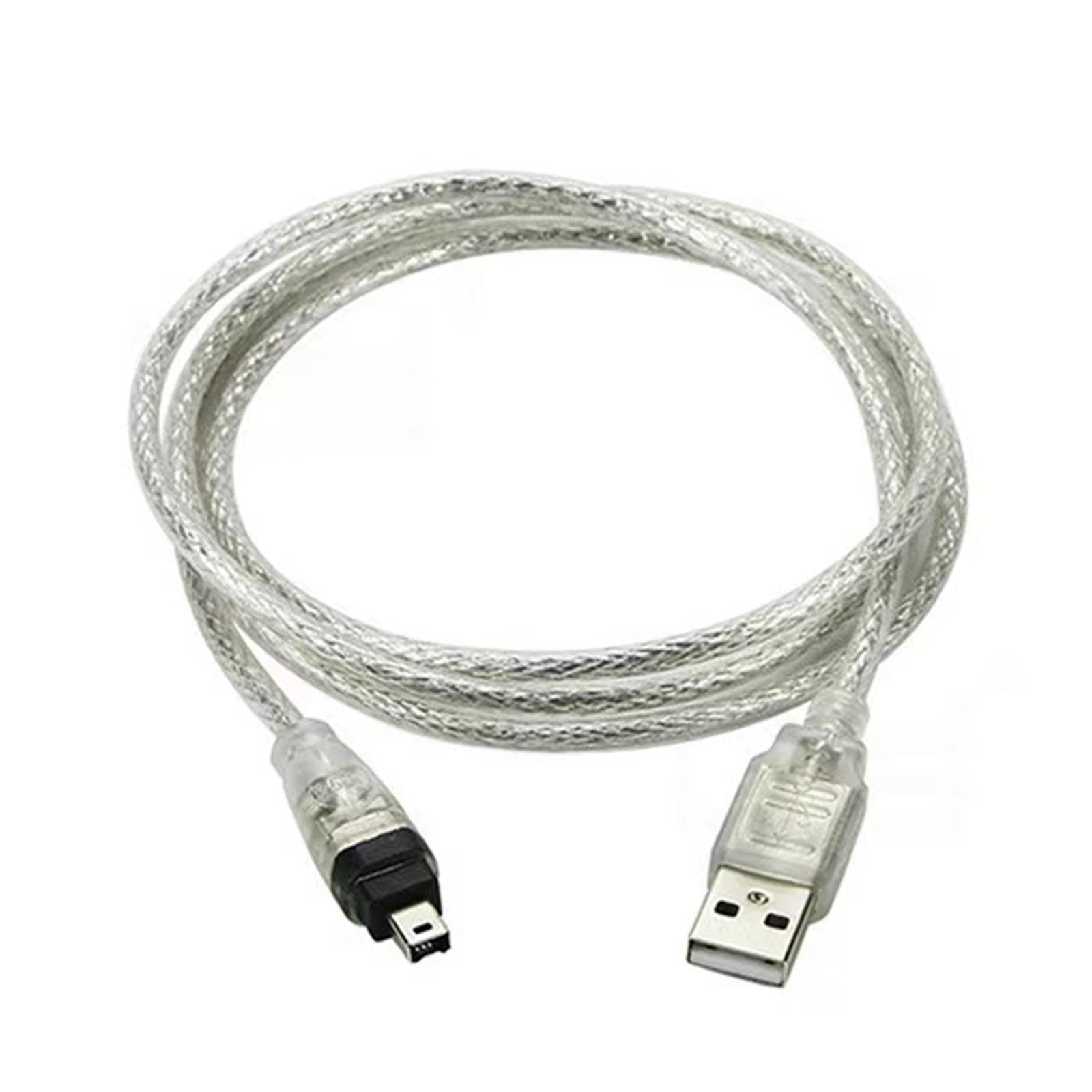 4-pin USB Male to Firewire IEEE 1394 4Pin Data Transfer Male Cable Cord ...