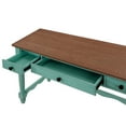 The Pioneer Woman Writing Desk Made With Solid Wood Frame, Teal ...