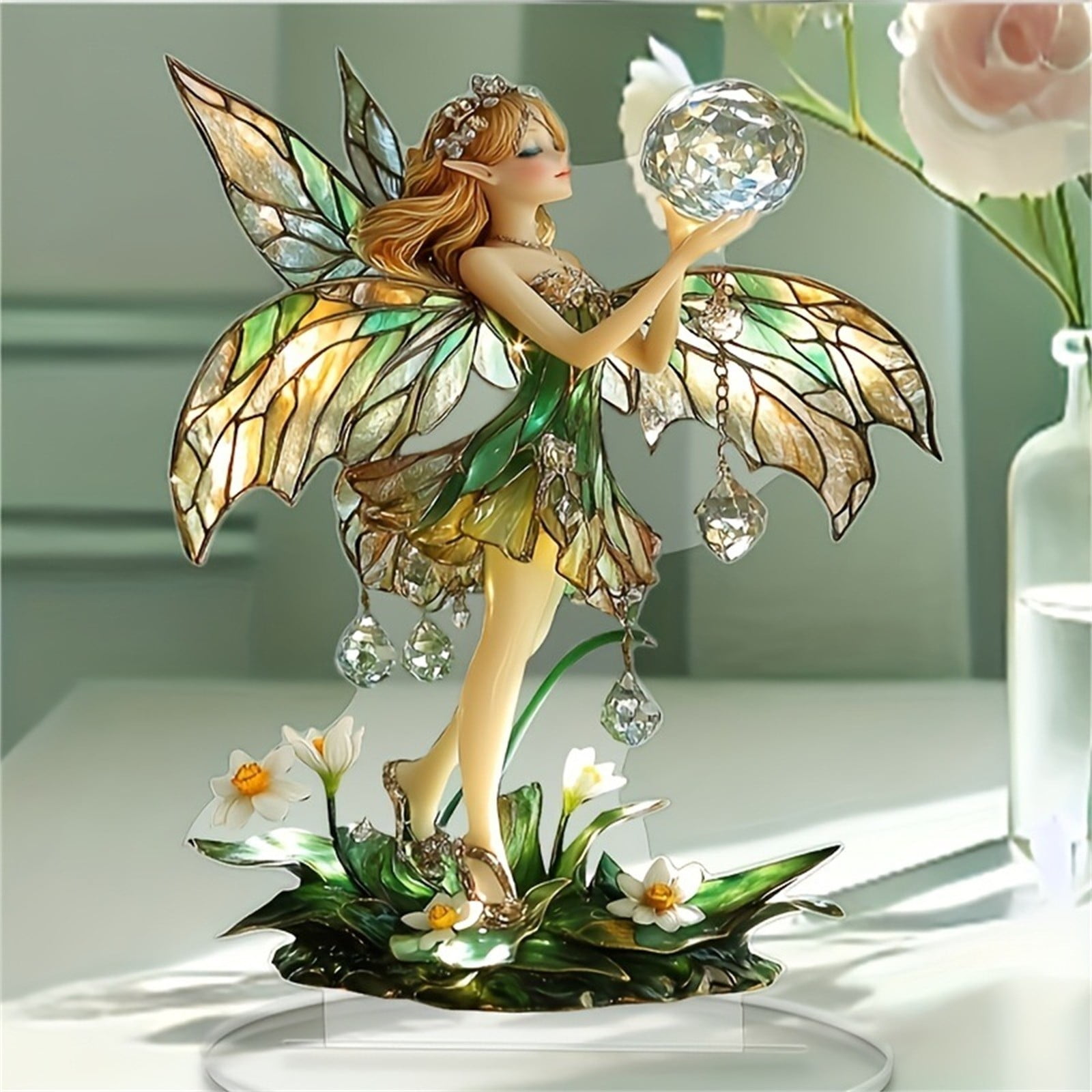 Click here for Chenjiaaa Fairy Figurine Whimsical Fairy Statues F... prices