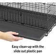 Burculy 24" Pink Dog Crate for 12-20 lbs Small Breeds, Sturdy Metal ...