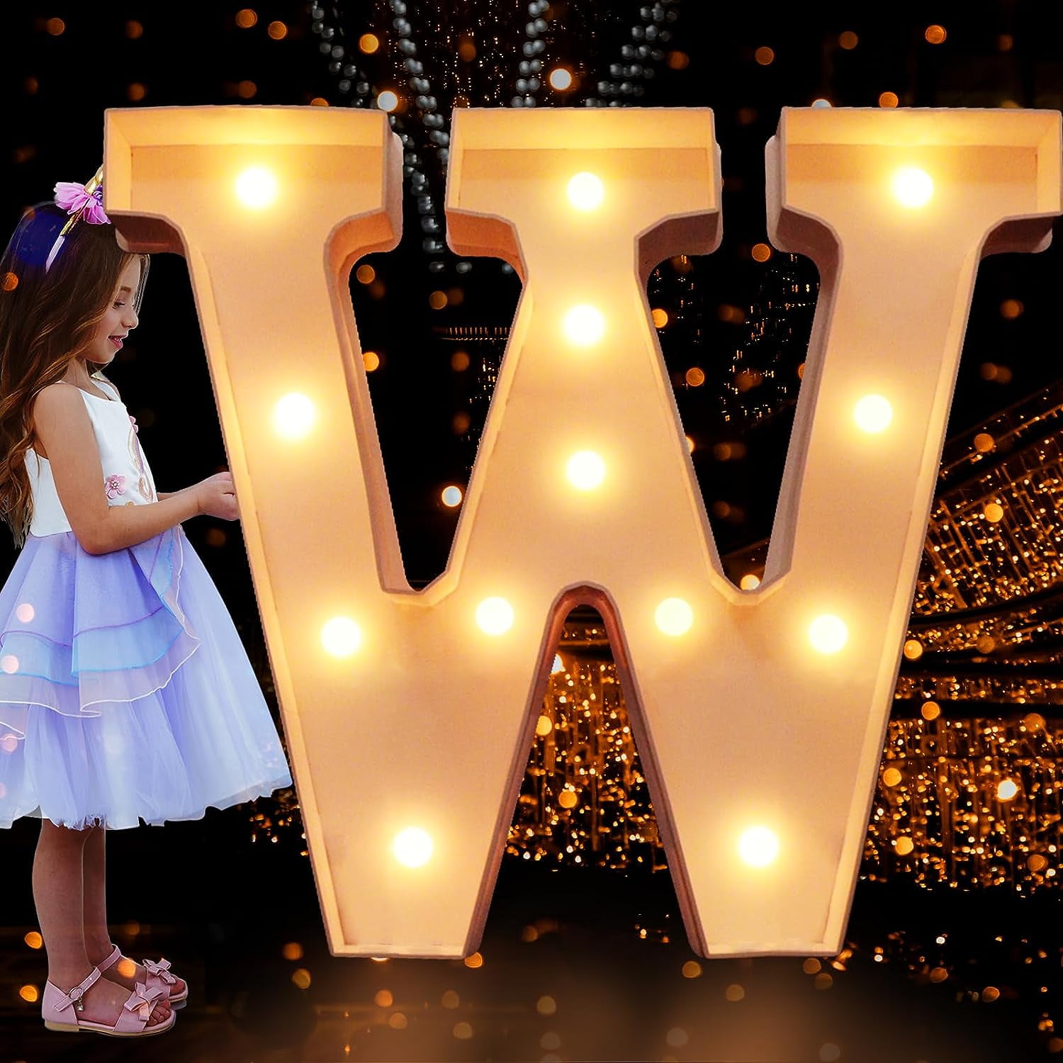 3FT Marquee Light Up Letters, Large Marquee Letters for Birthday ...