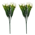 TanSiDing Artificial Silk Tulips, 6-Branch Realistic Fake Flowers ...