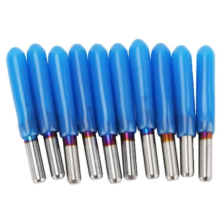 Blue Coat Engraving Bits Set, CNC Router Tool 38mm / 1.5in Lenght 25 ...