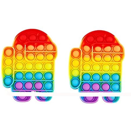 Pop It Ananas Erdbeere Among Us ，Pop Its Fidget Popper Rainbow Push ...