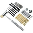 19Pcs Hammer Punch Set Drift Pin Punch Kit for Gunsmithing Watch ...