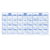 "Easy Read Register, 12 Checkbook Registers with 2025-2027 Calendars ...
