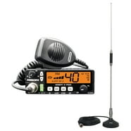 Uniden PRO505XL 40-Channel Bearcat Compact CB Radio and Tram 1198 Glass ...