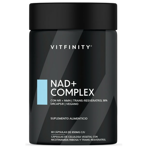 NAD+ Complex 400mg | NMN + NR Doble Precursor | Trans-Resveratrol ...