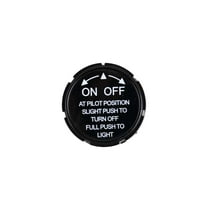 HPC Fire Replacement Black Pilot Control Knob - Walmart.com