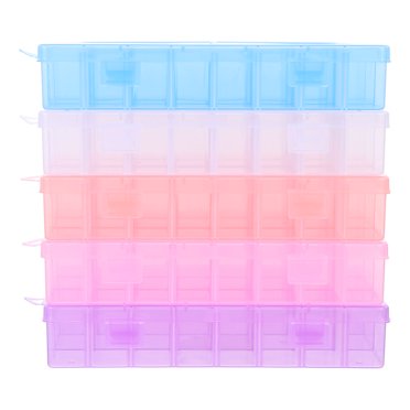 Casewin 3 Tier Clear Transparent Plastic Stackable Storage Box ...