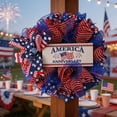 45cm Mesh Independence Day Wreath Patriotic Home Party Gathering ...