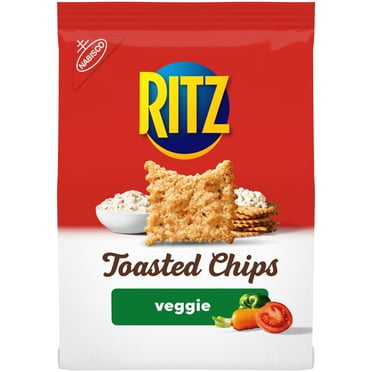 RITZ Toasted Chips Cheddar Crackers, 8.1 oz - Walmart.com