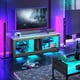 Bestier RGB TV Stand for TVs up to 60" with LED Lights Entertainment ...