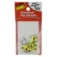 Arkie Lure Pro Model Jig Heads with Sickle Hook, Chartreuse, 1/32 oz ...