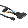 SAS Cable SFF8643 to SFF8639 15P Power Line MINI Server Connector HDD Adapter - Walmart.com