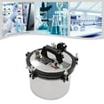 8L Pressure Steam Autoclave Sterilizer,8.5 QT Stainless Steel High ...