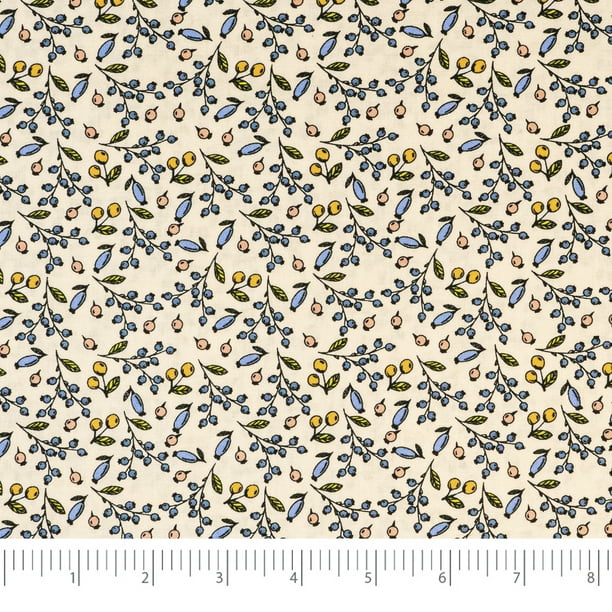 Singer Print Fabric, 100% Premium Cotton, Sewing Quilting, 44 inch ...