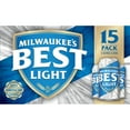 Milwaukee's Best LightAmerican Beer, 15 Pack, 12 fl oz Aluminum Cans, 4 ...