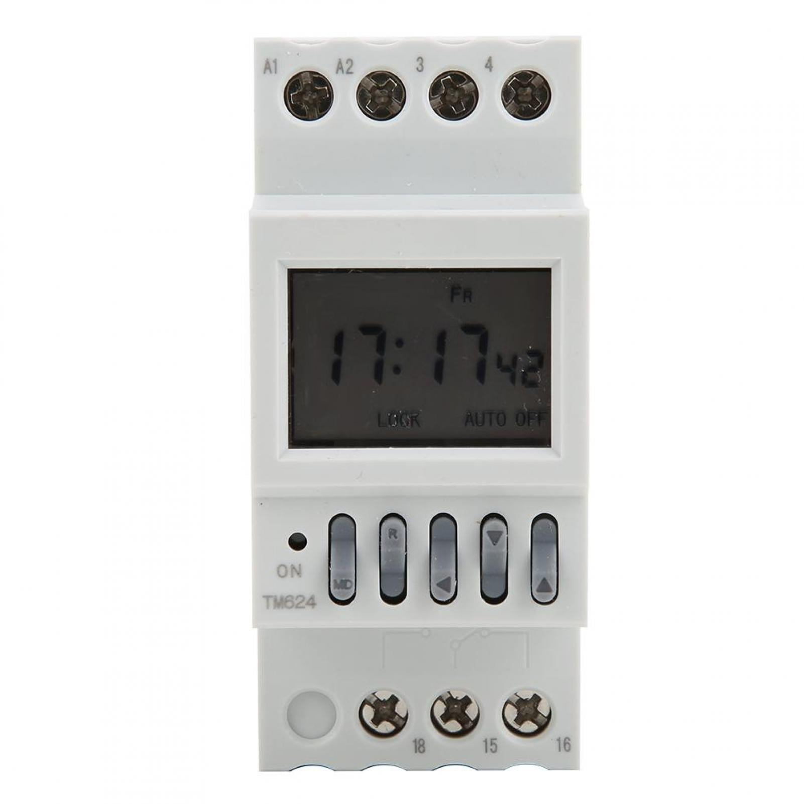 Temporizador De Riel Din Digital Temporizador TM624 Digital Timer Power ...