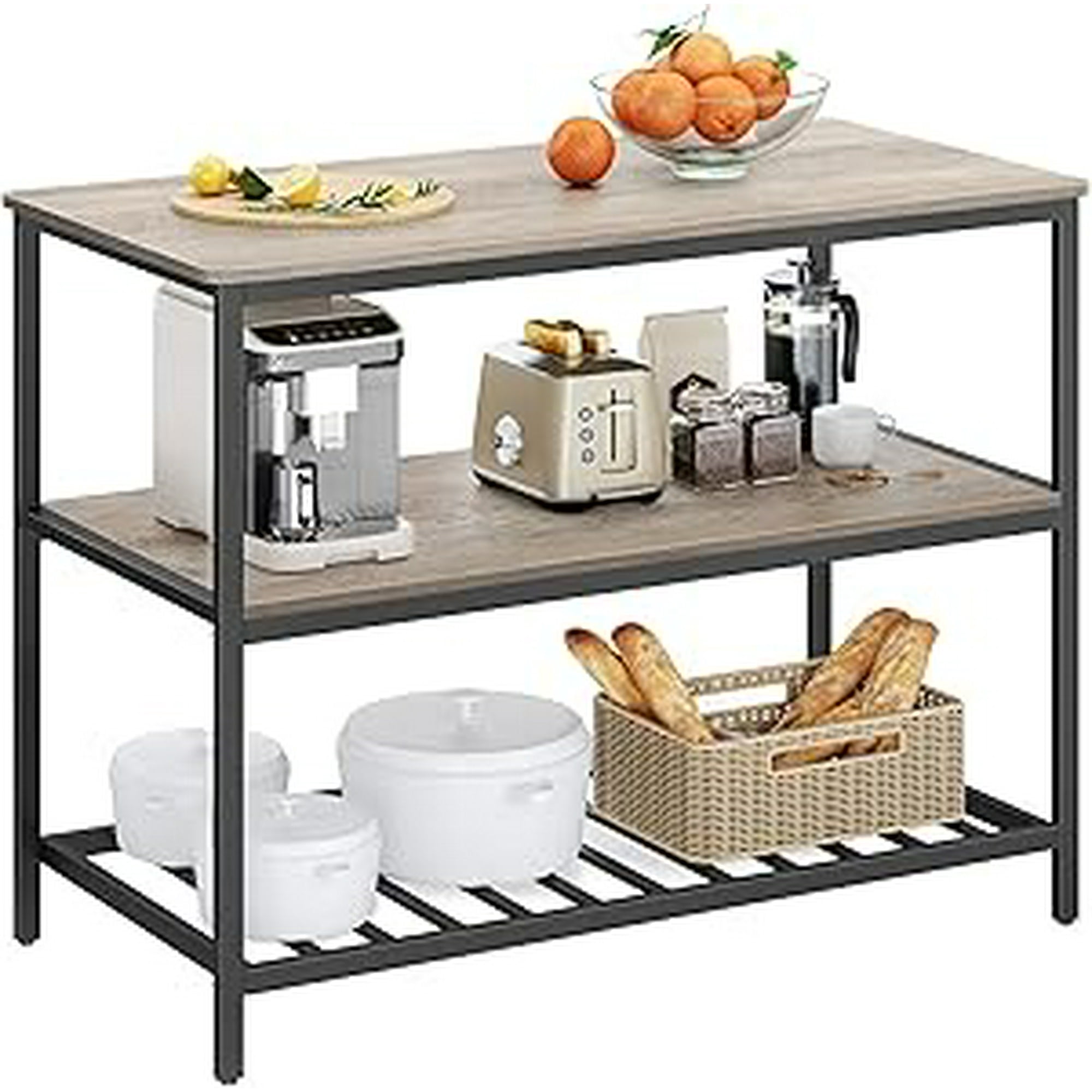 Click here for Songmics Vasagle Kitchen Island With 3 Shelves  47... prices