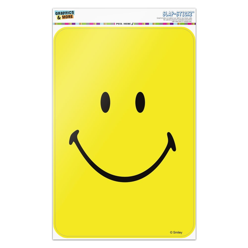 Smiley Smile Happy Yellow Face Home Business Office Sign - Walmart.com