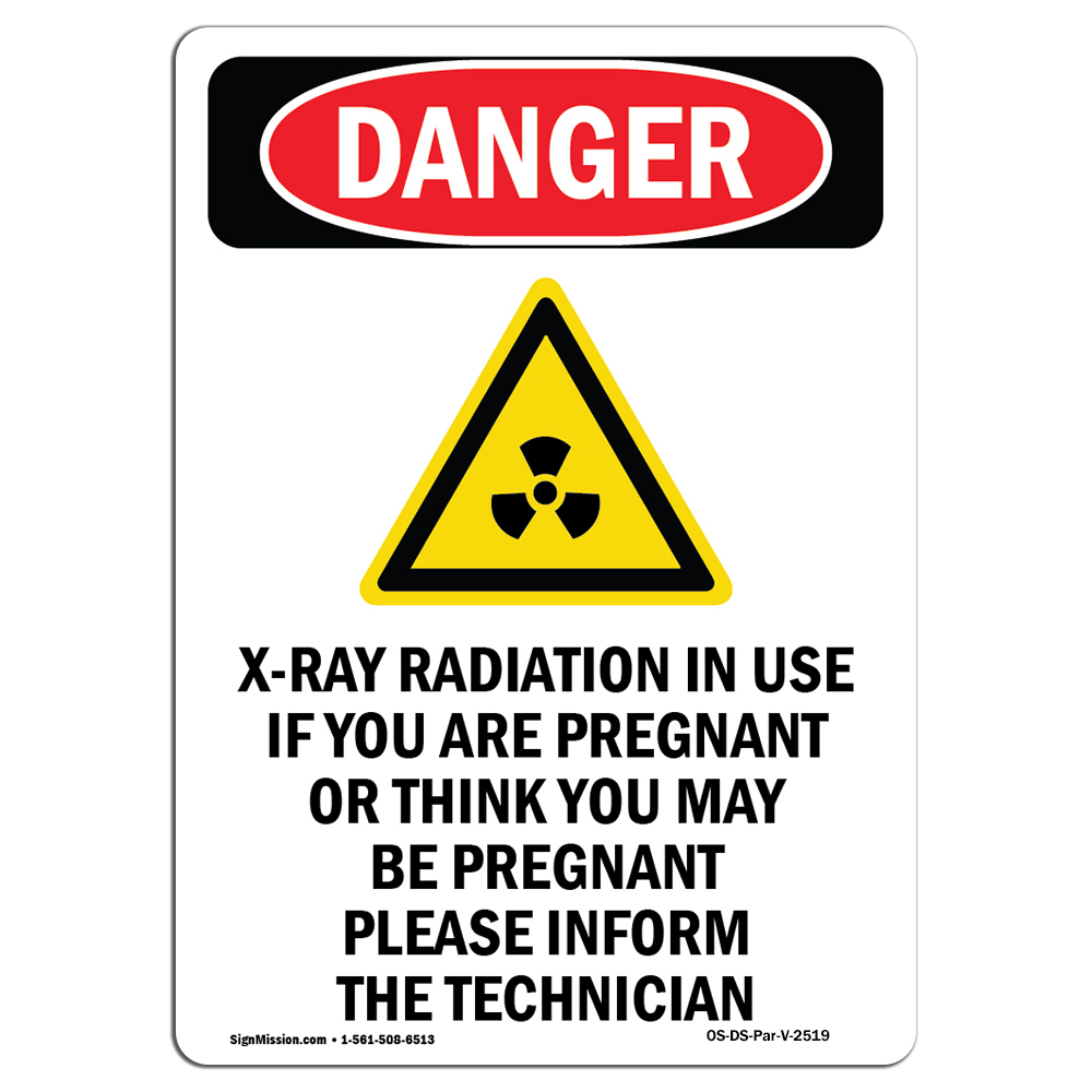 OSHA Danger Sign X Ray Radiation In Choose From Aluminum Rigid osha-danger-sign-x-ray-radiation-in-choose-from-aluminum-rigid