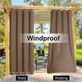 GDDPOD-Waterproof Outdoor Curtain Rustproof Fixed Grommet Top and ...